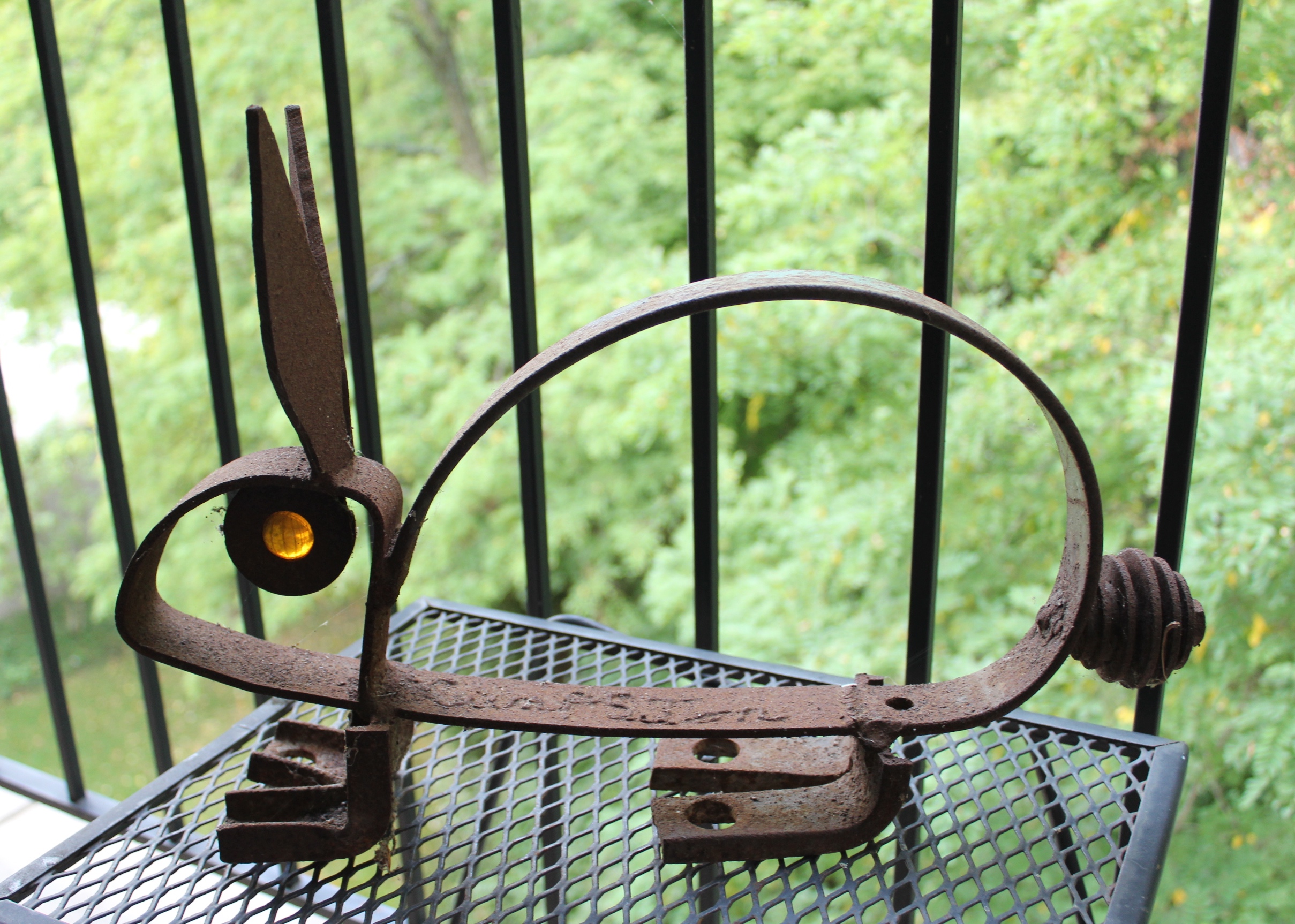 Metal Rabbit Sculpture : EBTH