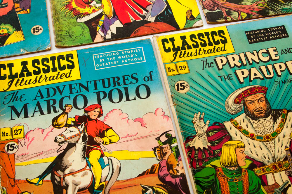 Collection of Vintage Classics Illustrated Comics, Including ...