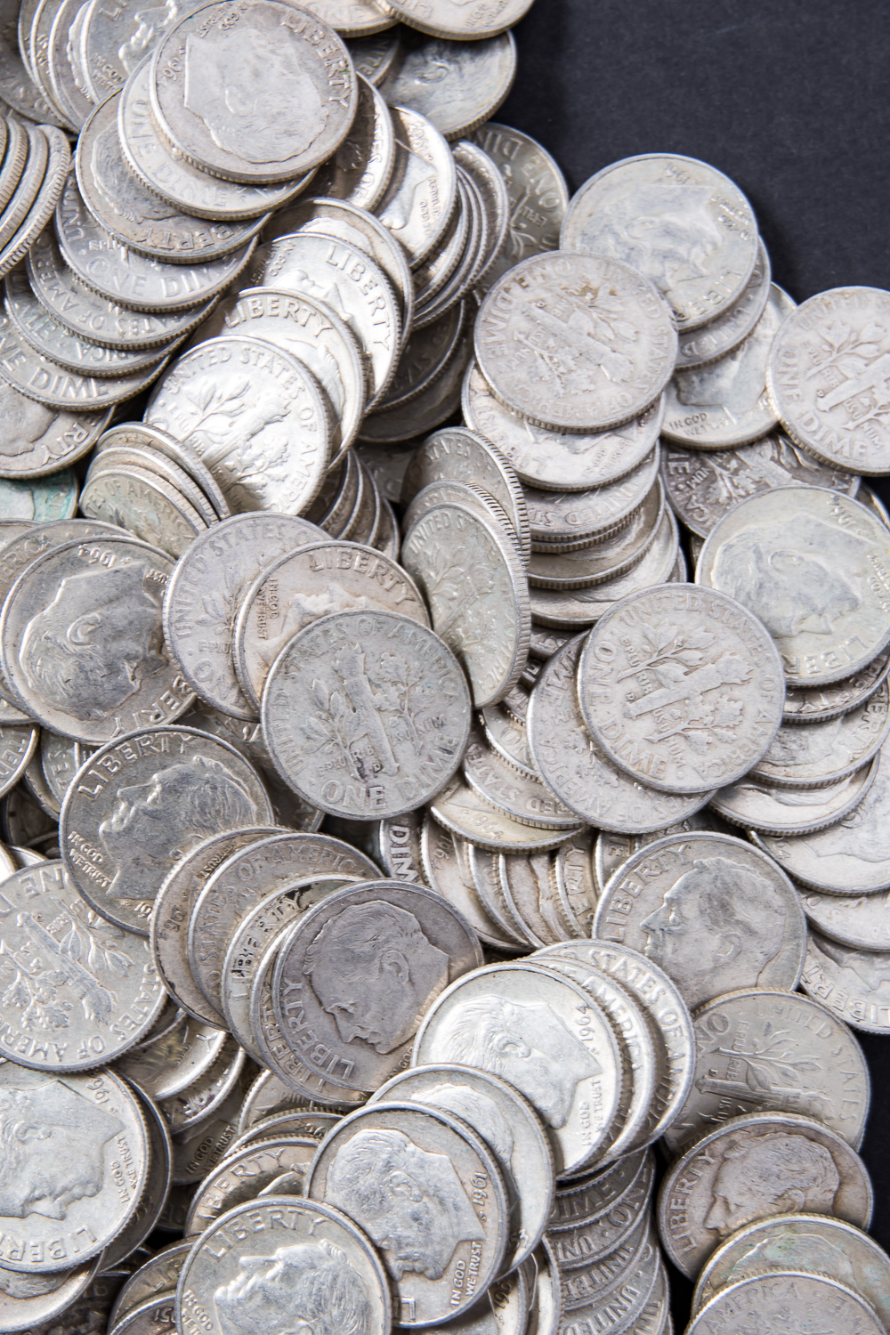 Large 1950's 1960's Silver Dime Collection | EBTH