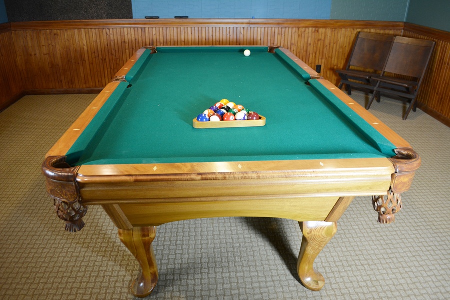 AMF PlayMaster Fairfax Billiard Table and Cue Sticks | EBTH