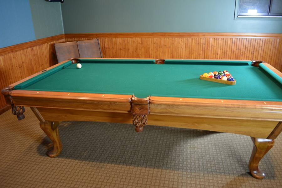 AMF PlayMaster Fairfax Billiard Table and Cue Sticks | EBTH