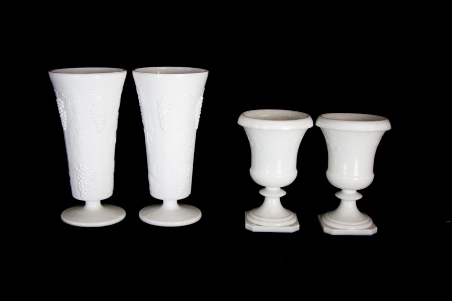 Vintage Milk Glass Collection Ebth