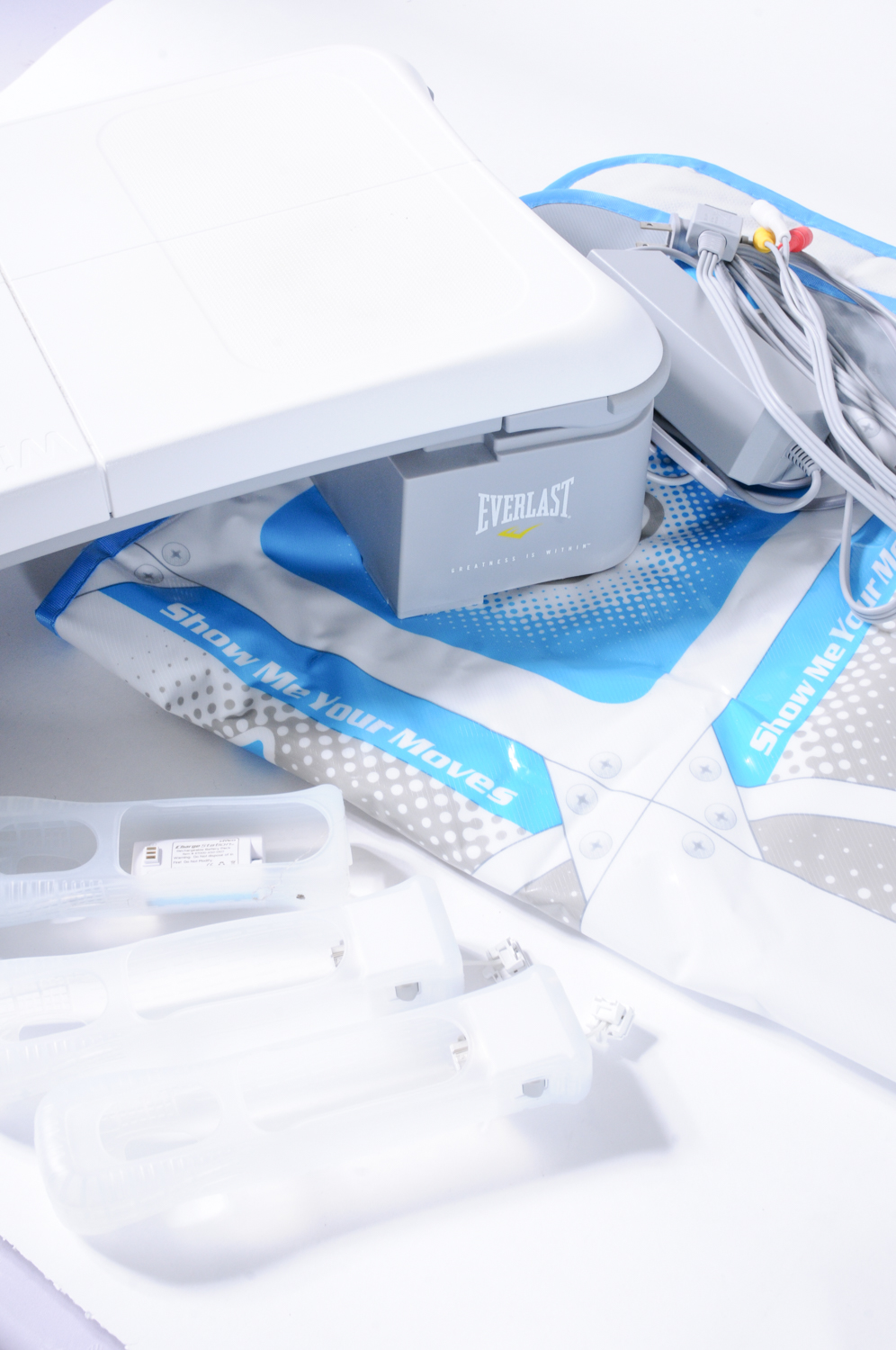 Wii Console, Dance Dance Revolution Mat and Wii FIt Board | EBTH