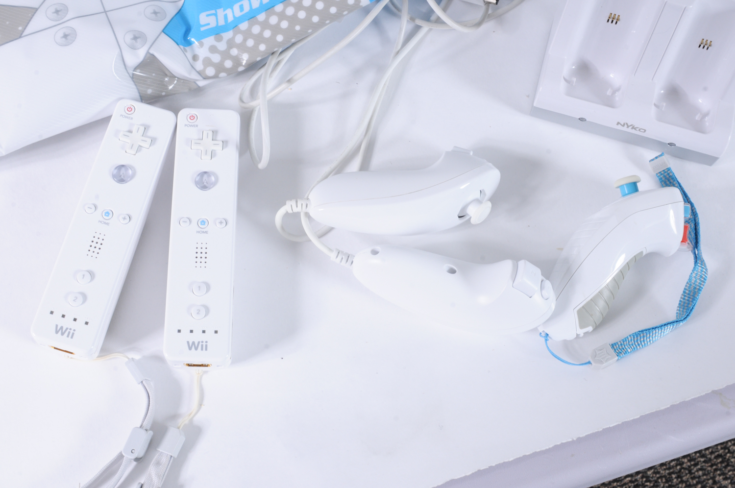 Wii Console, Dance Dance Revolution Mat and Wii FIt Board | EBTH