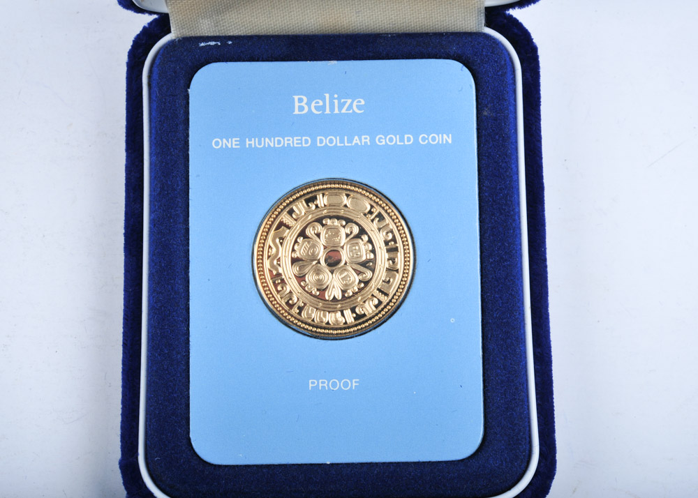 1976 Belize Gold One Hundred Dollar Coin | EBTH