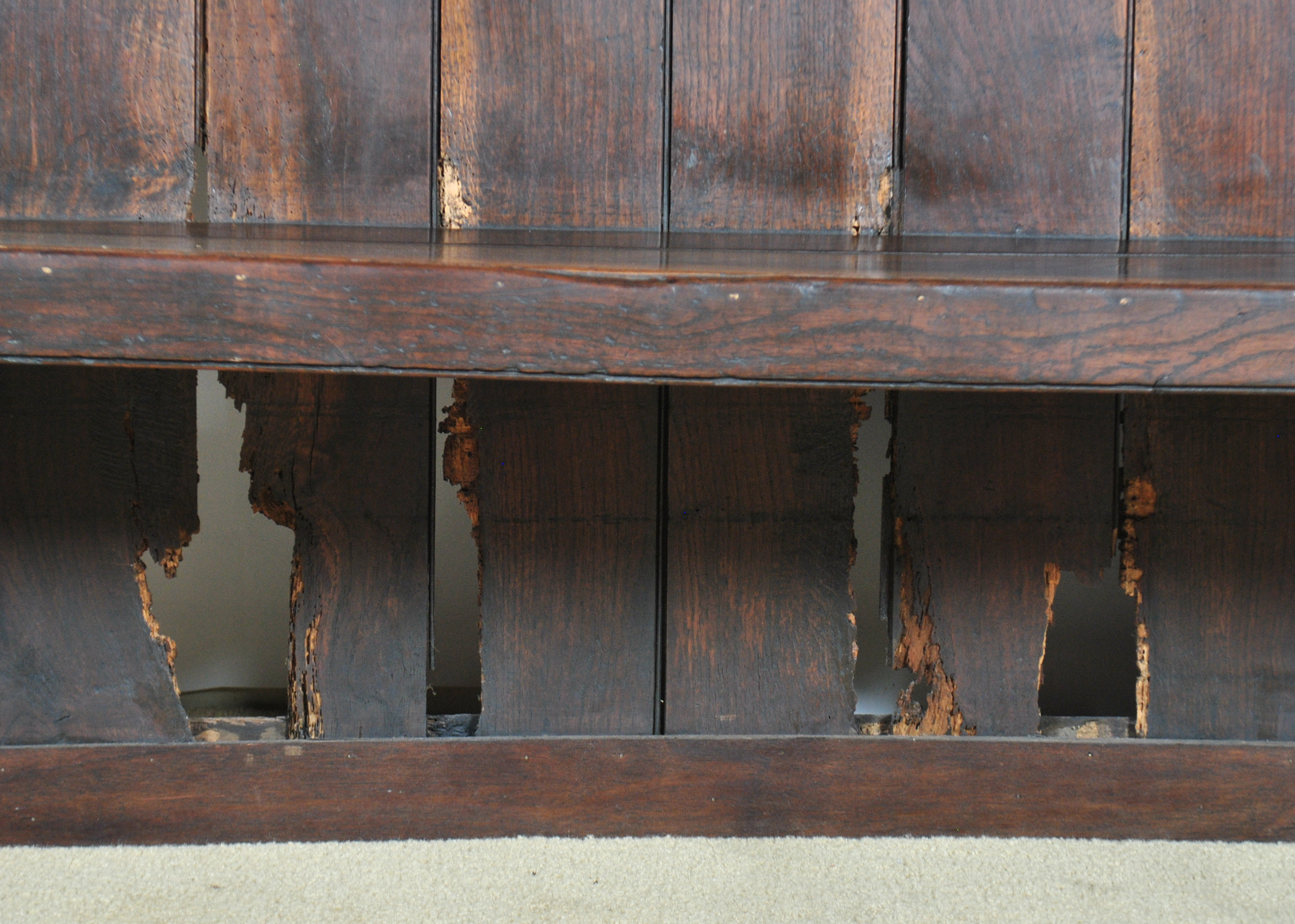 Antique Wooden Bow Back Bench | EBTH