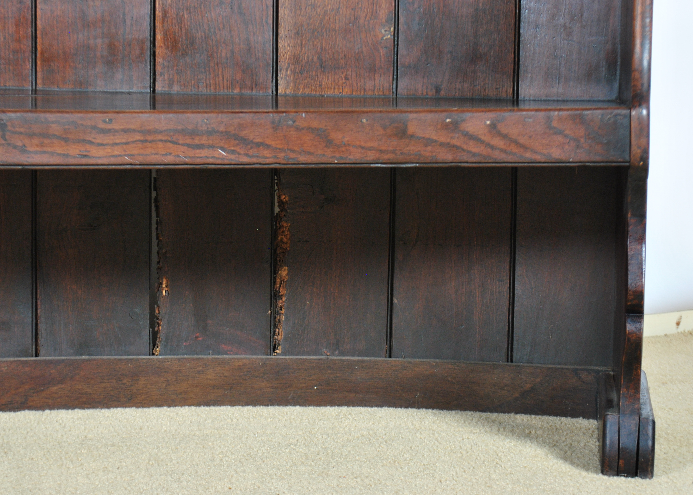 Antique Wooden Bow Back Bench | EBTH