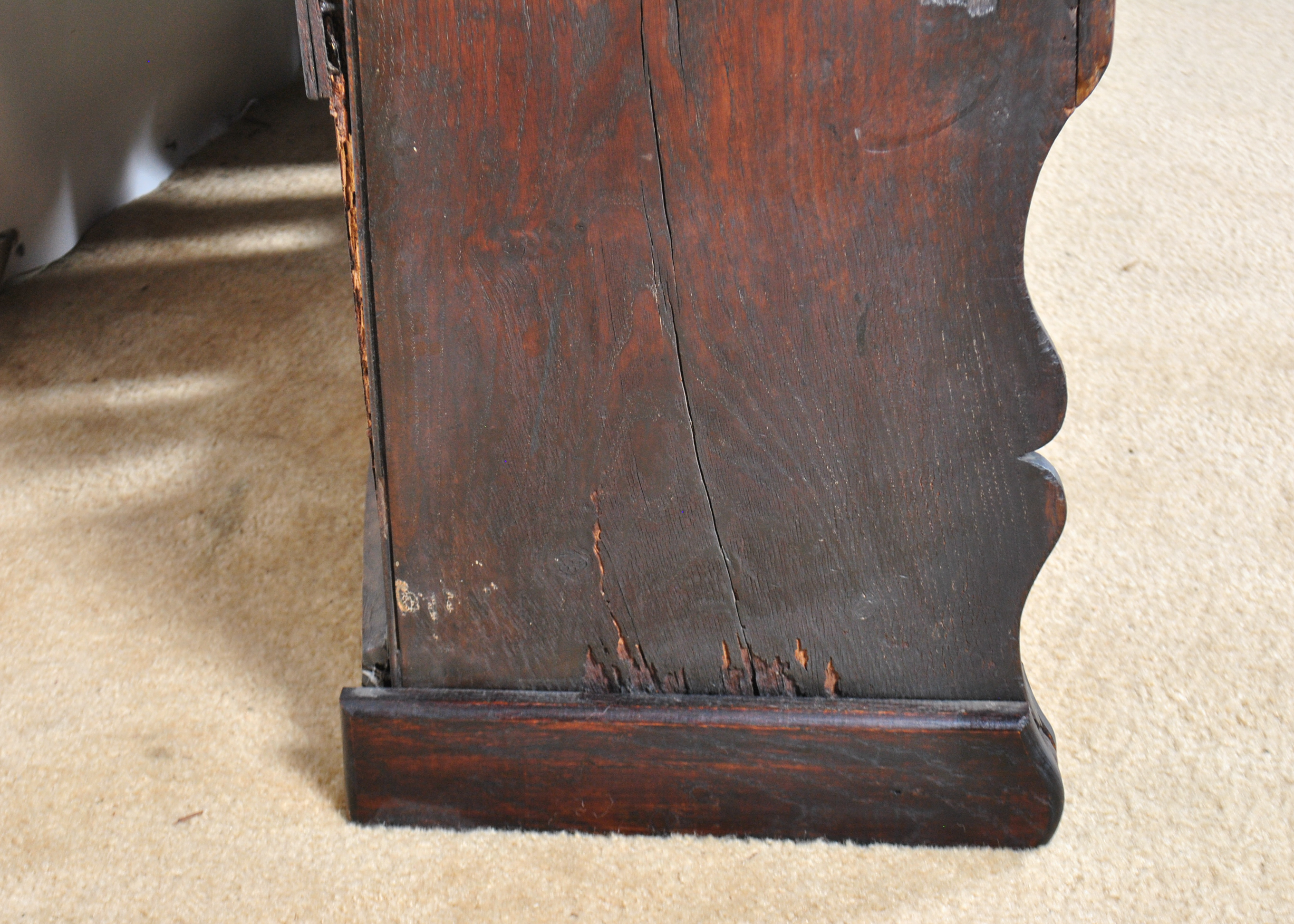 Antique Wooden Bow Back Bench | EBTH