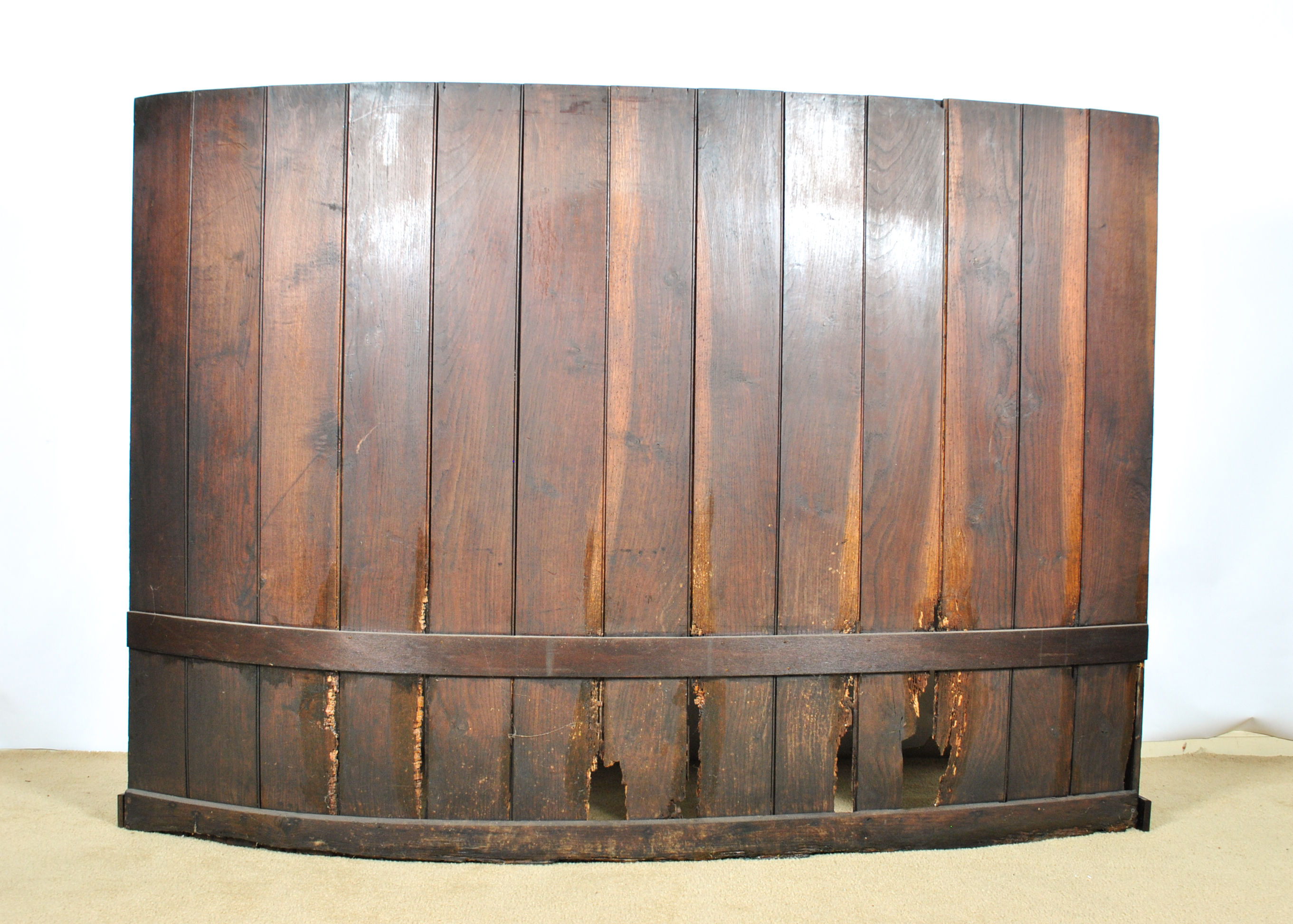 Antique Wooden Bow Back Bench | EBTH