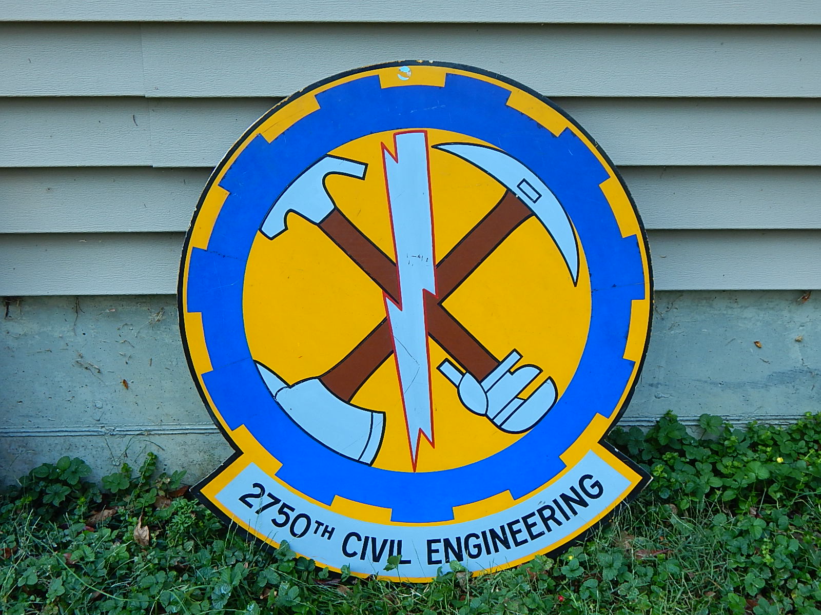 2750th Civil Engineering Advertising Painted Sign | EBTH