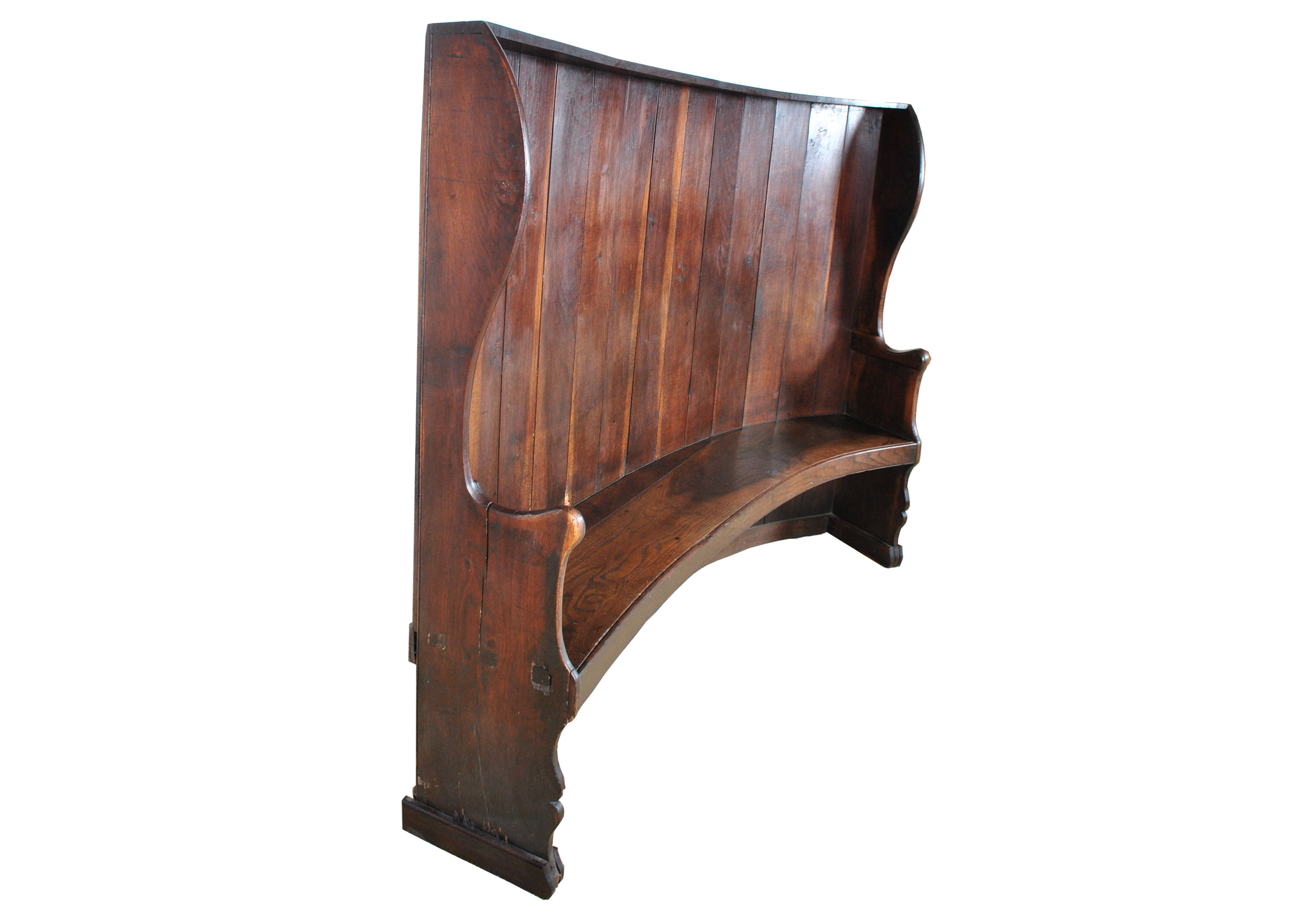Antique Wooden Bow Back Bench | EBTH