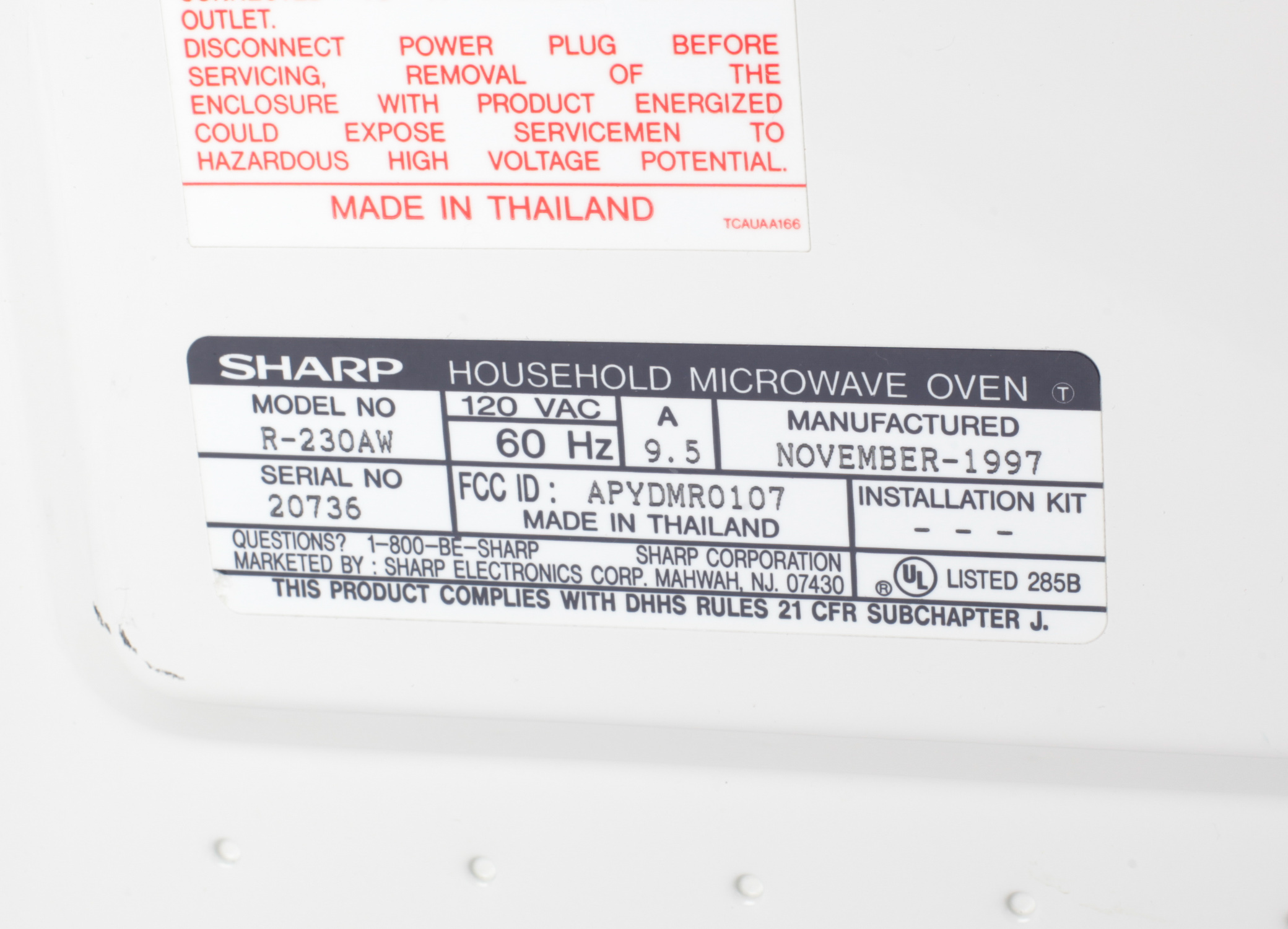 Sharp Carousel Microwave | EBTH