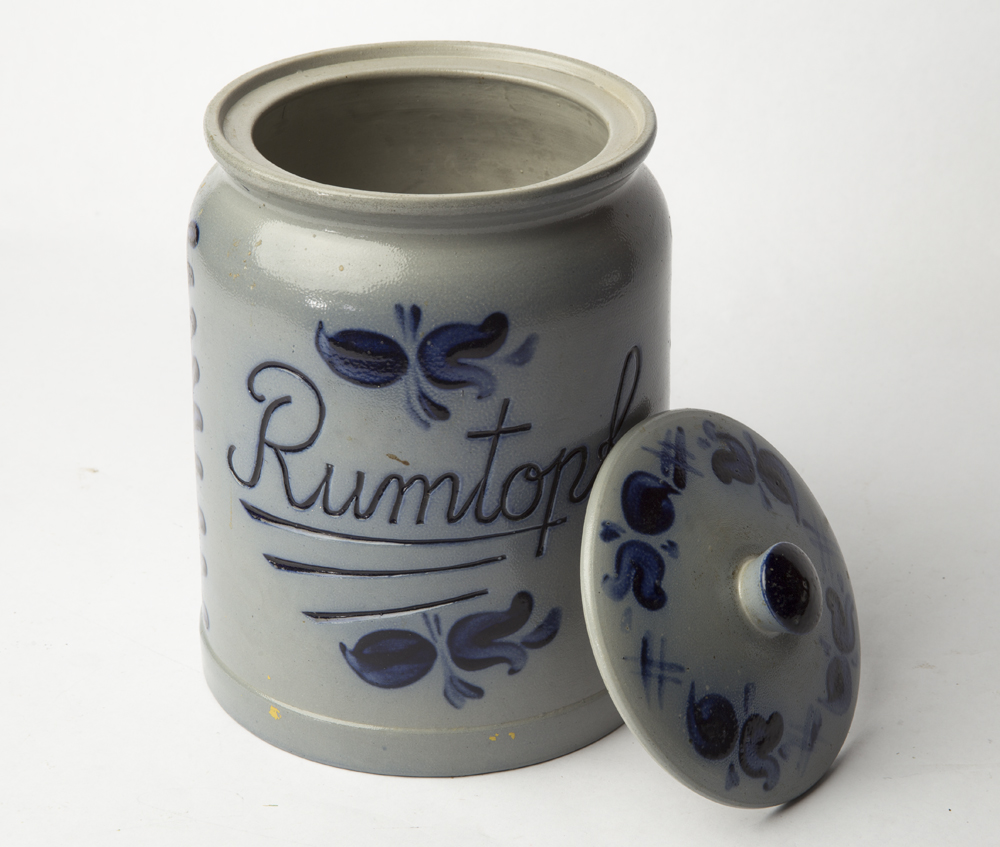 Rumtopf Stoneware Cookie Jar | EBTH