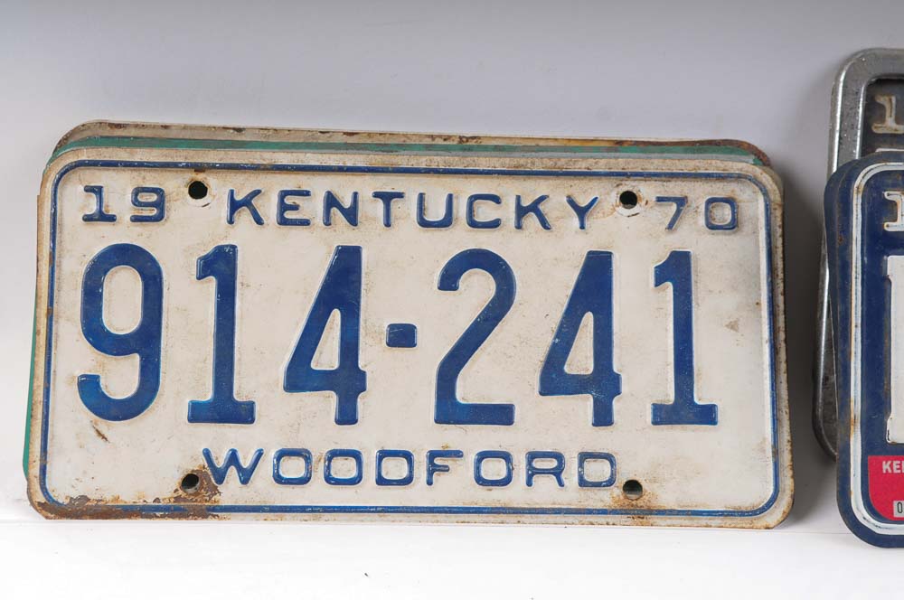 Collection of 1970s License Plates | EBTH