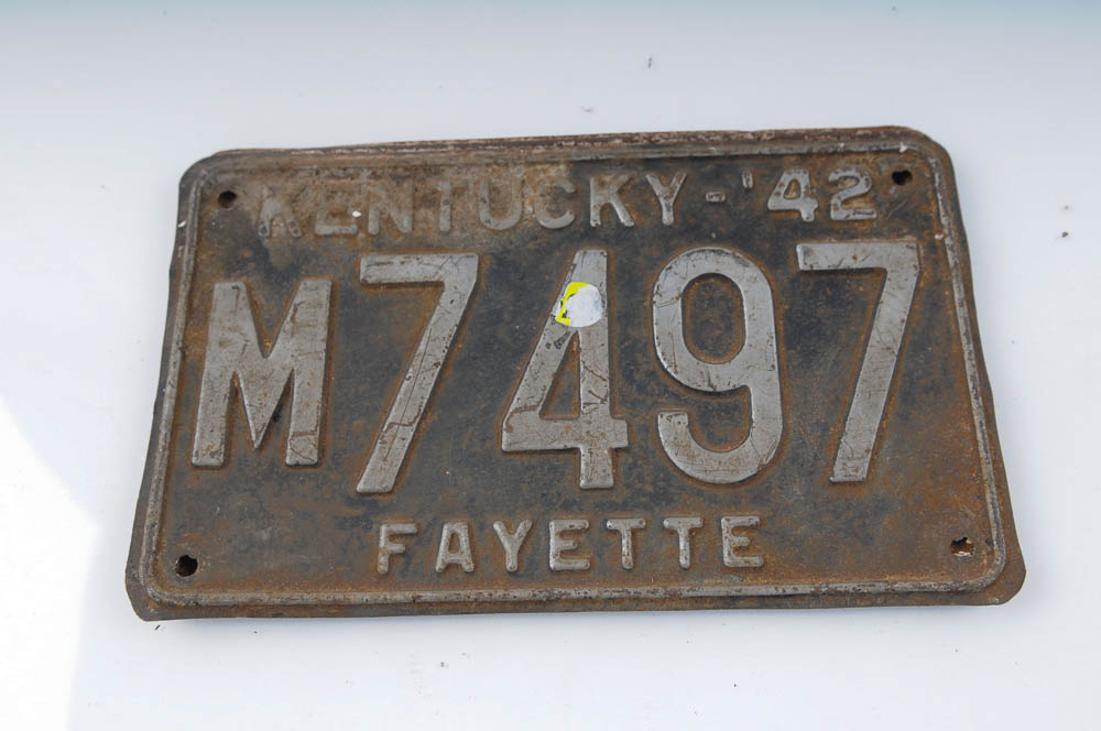 Five 1940s License Plates | EBTH