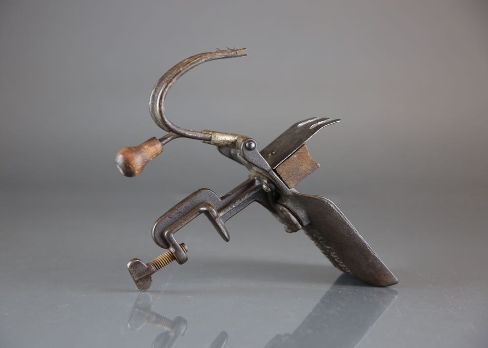 Antique Cast Iron Double Cherry Pitter Made in New Hampshire | EBTH