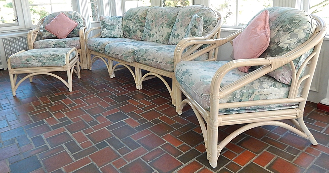 Benchcraft Wicker and Rattan Sun Room Set | EBTH