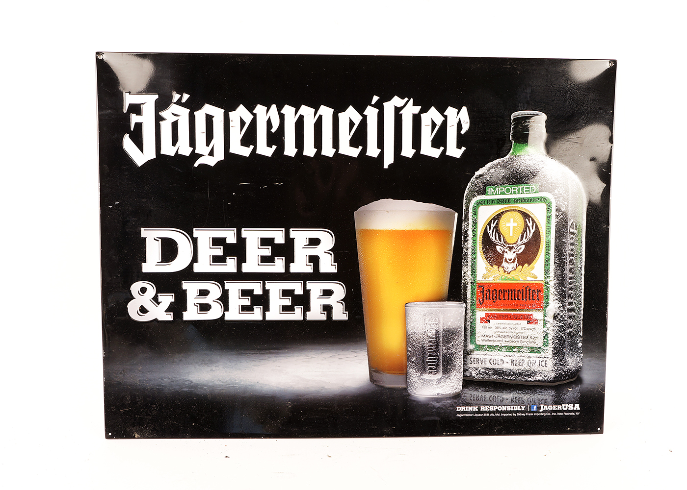 Jagermeister Metal and Plastic Bar Sign Collection | EBTH