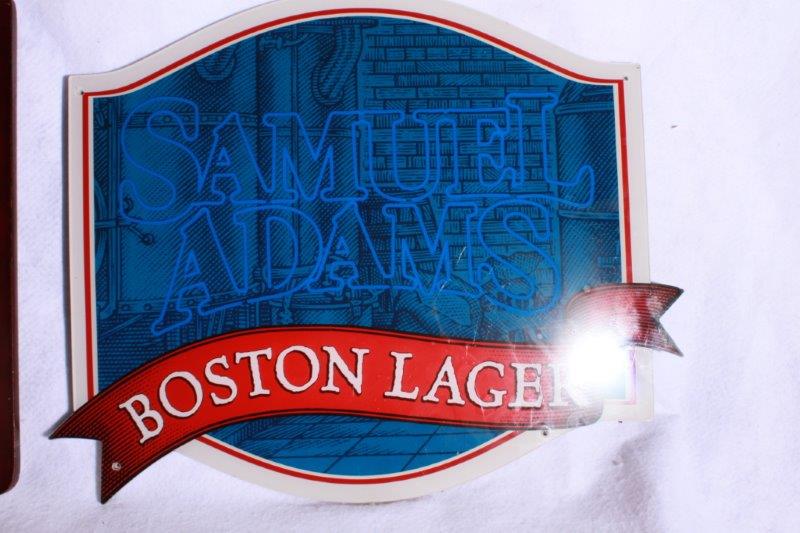 Pair of Sam Adams Lighted Signs | EBTH