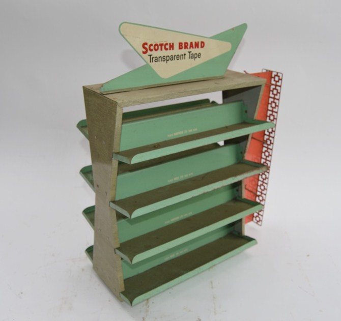 Atomic Age Scotch Tape Display | EBTH