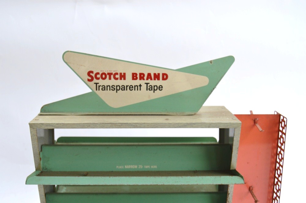 Atomic Age Scotch Tape Display | EBTH
