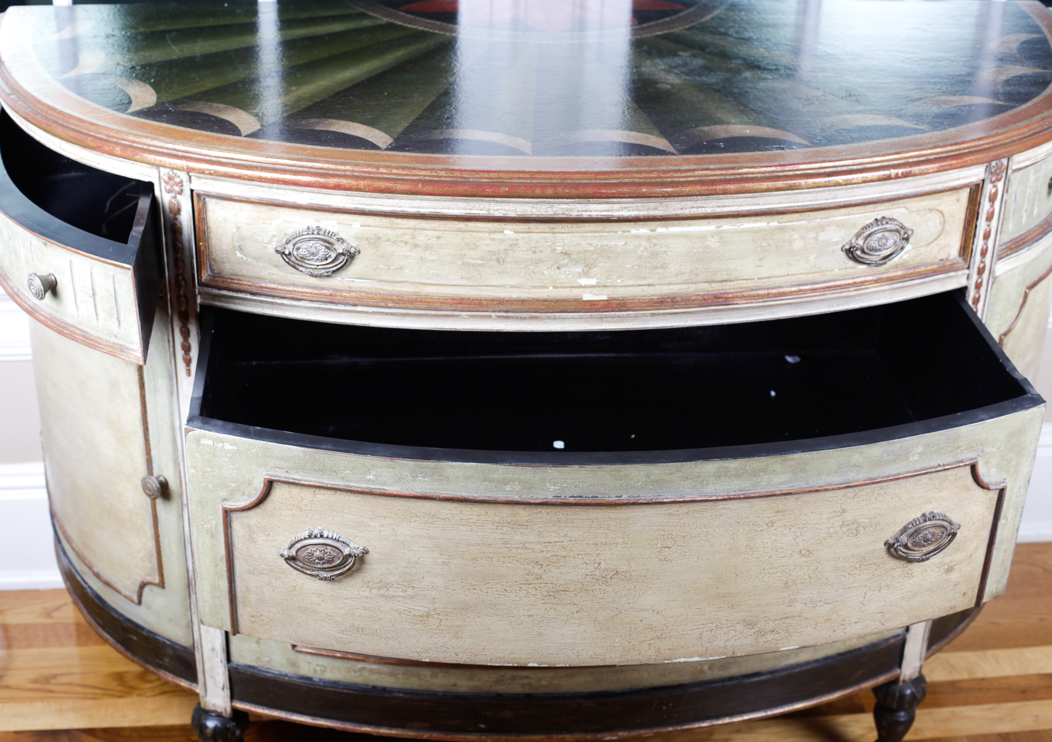 Painted Demilune Chest | EBTH