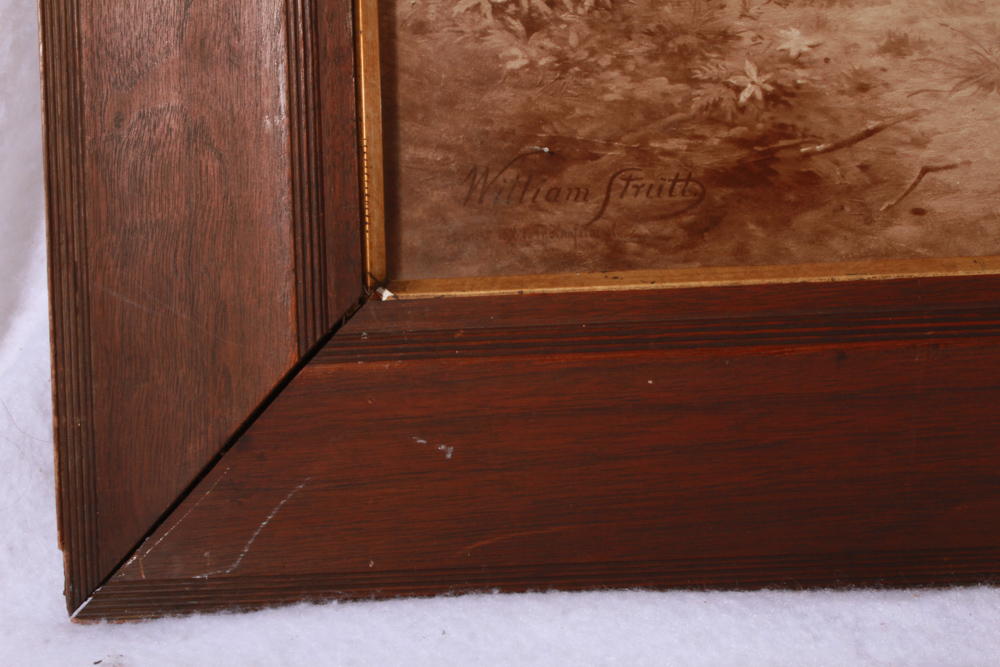 Antique William Strutt Collotype "Peace" Lion and Lamb | EBTH