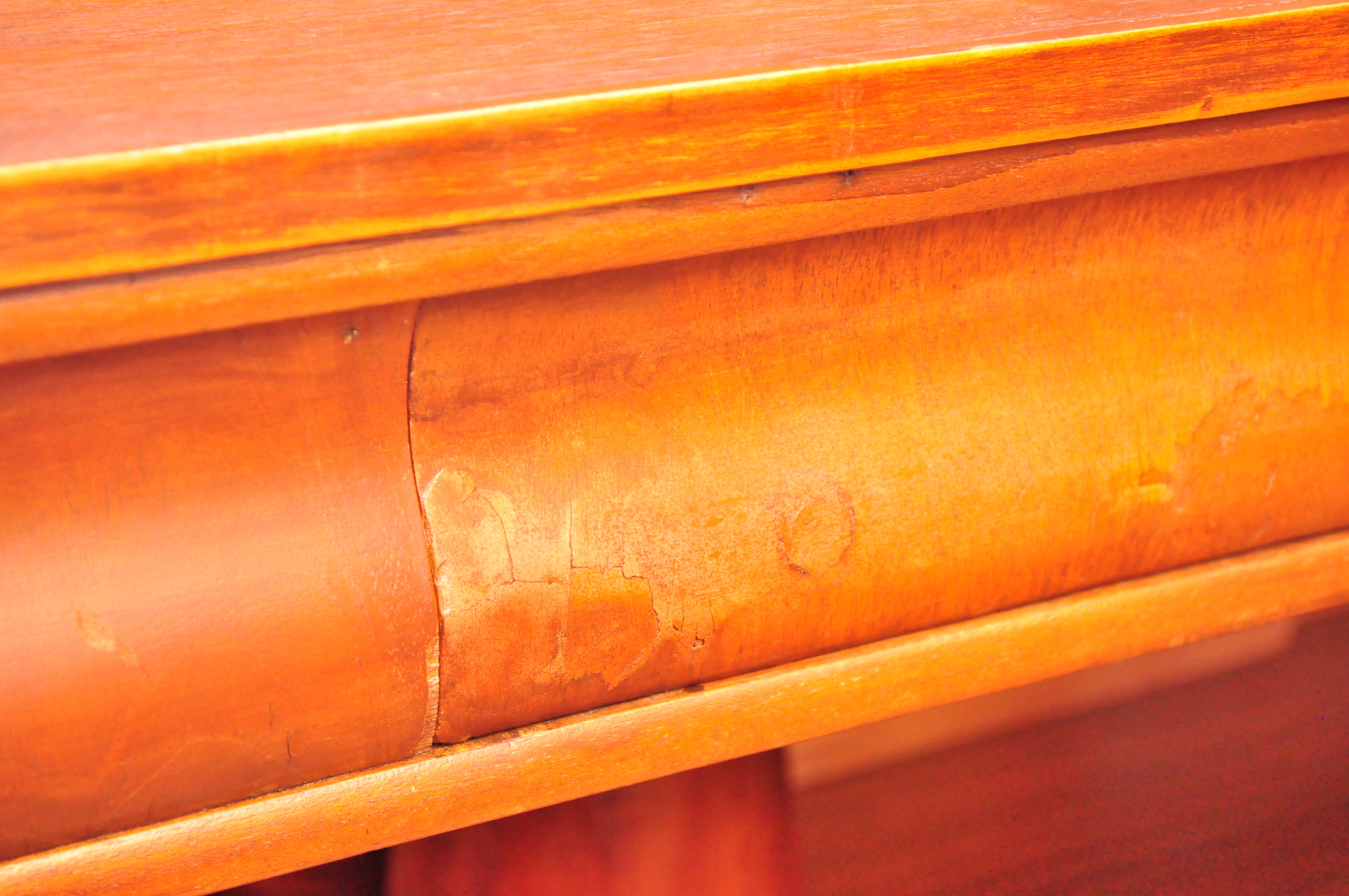 Antique Cherry Library Table | EBTH