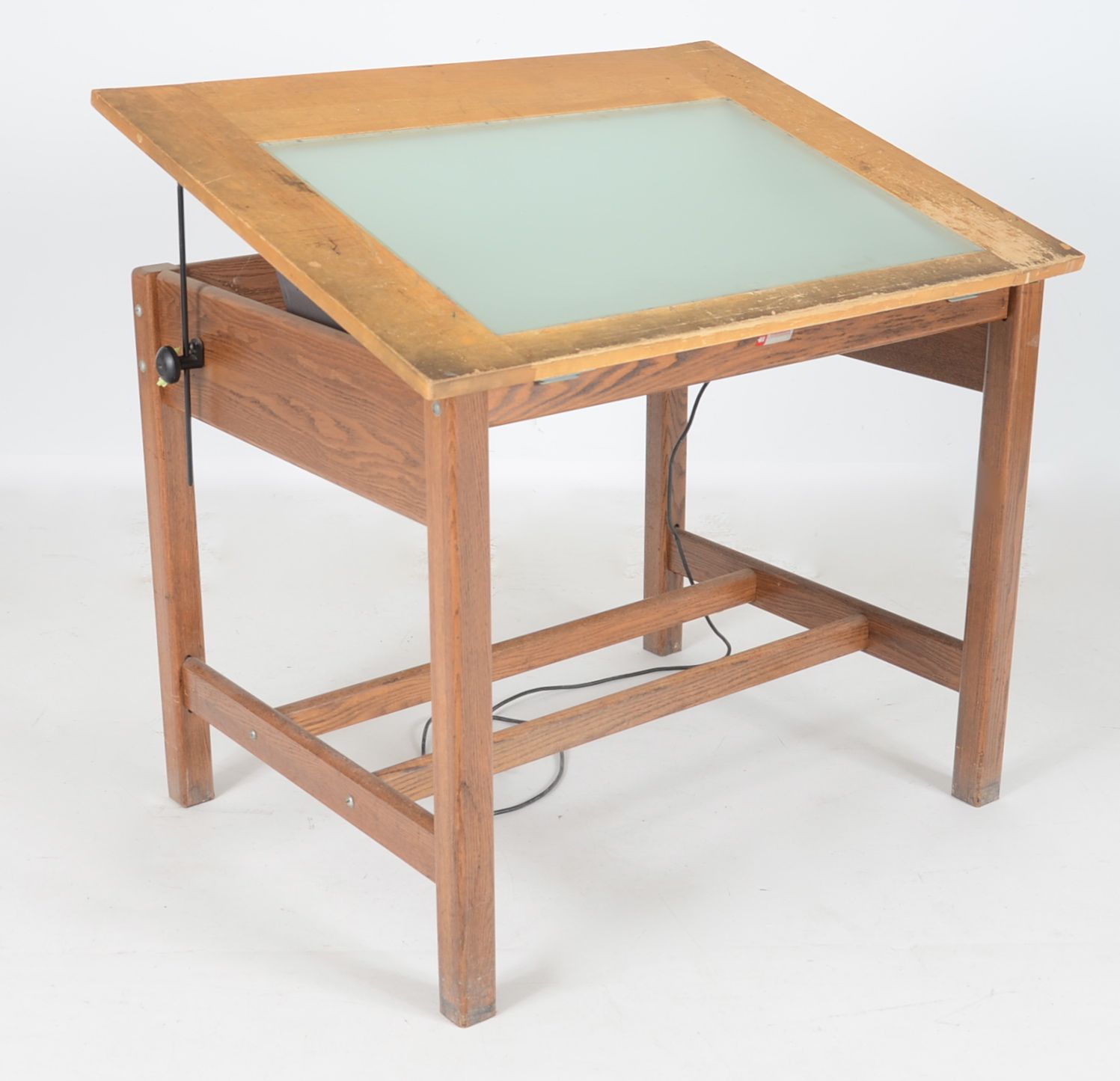 Vintage Lighted Drafting Table | EBTH