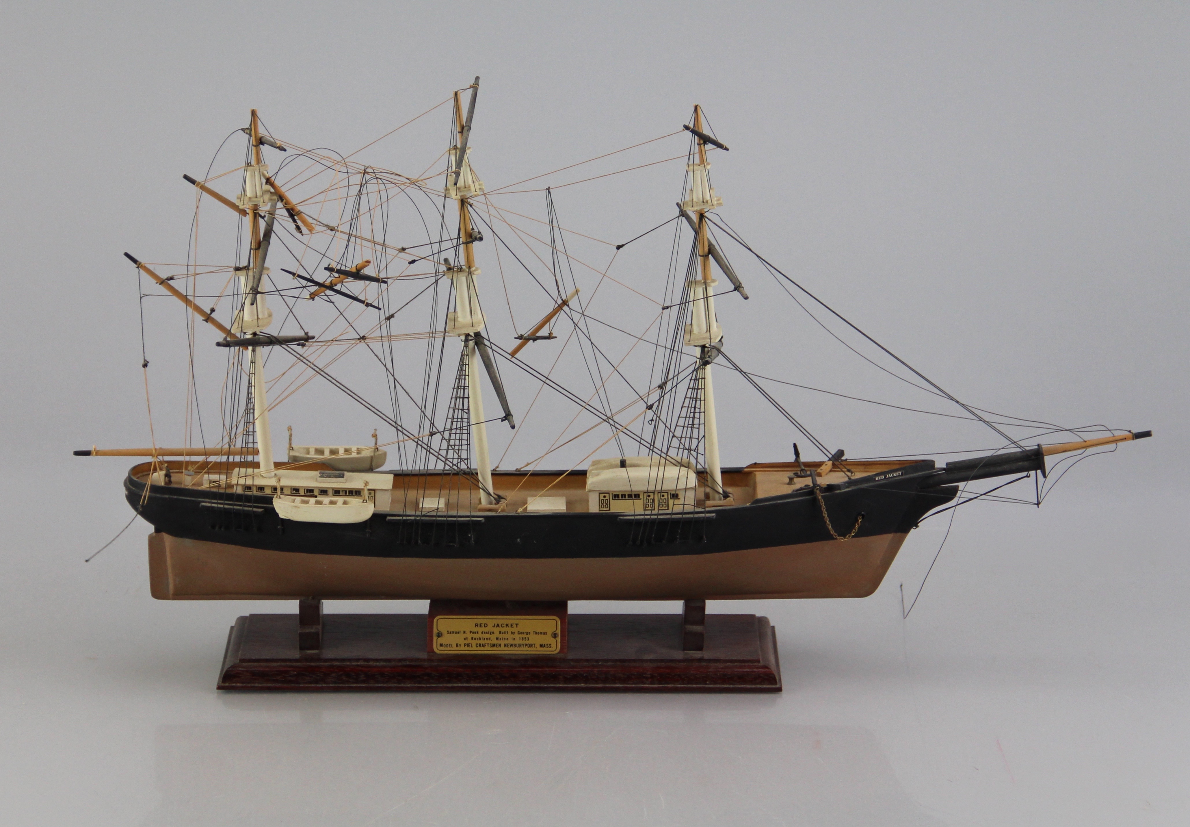 Red Jacket Wooden Model Ship | EBTH