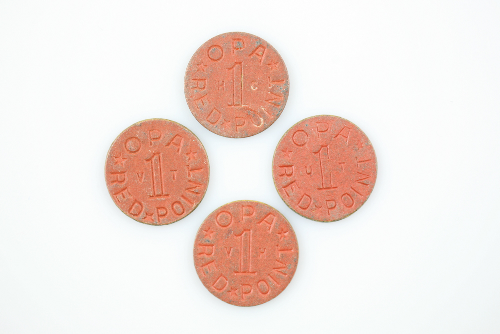 Seven World War II Ration Tokens | EBTH
