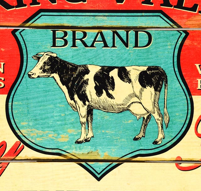 Reproduction Spring Valley Dairy Advertising Board | EBTH