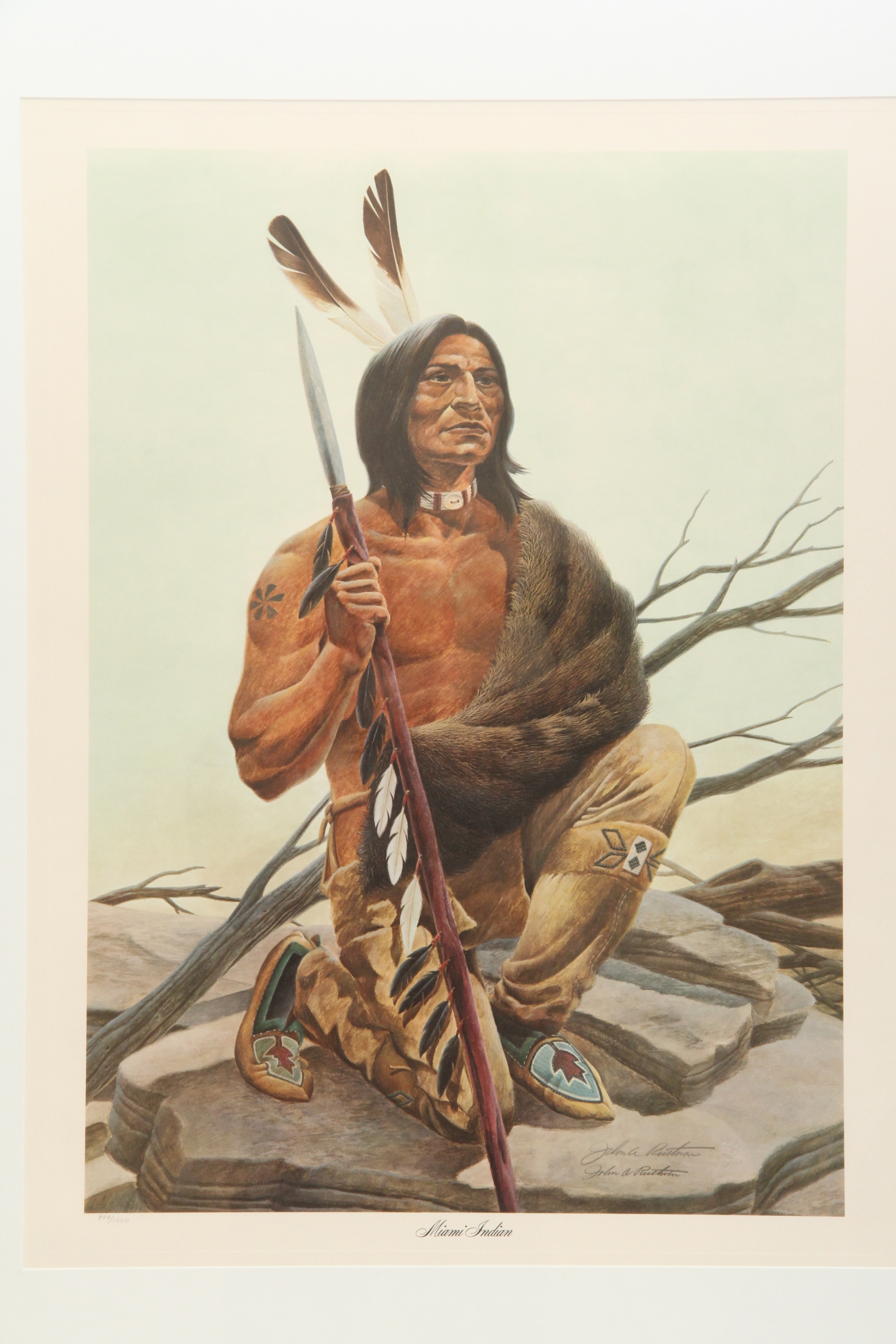 Signed John A. Ruthven Limited Edition Print "Miami Indian" | EBTH
