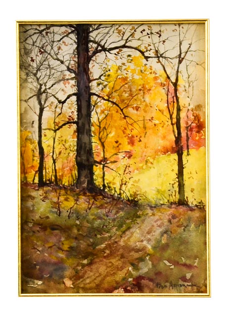 Paul Ashbrook Original Watercolor "The Road Back" | EBTH