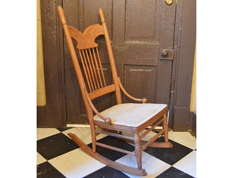19th Century Spindle Back Rocker | EBTH