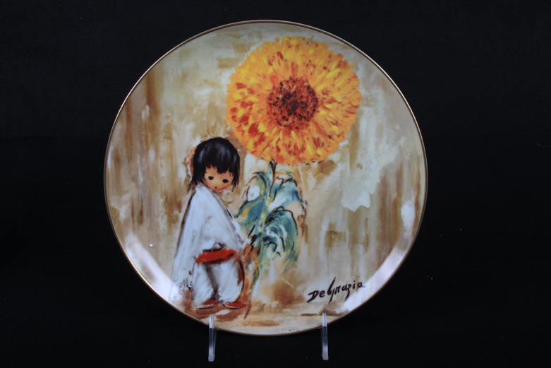 "Sunflower Boy" Ted DeGrazia Limited Edition China Plate | EBTH