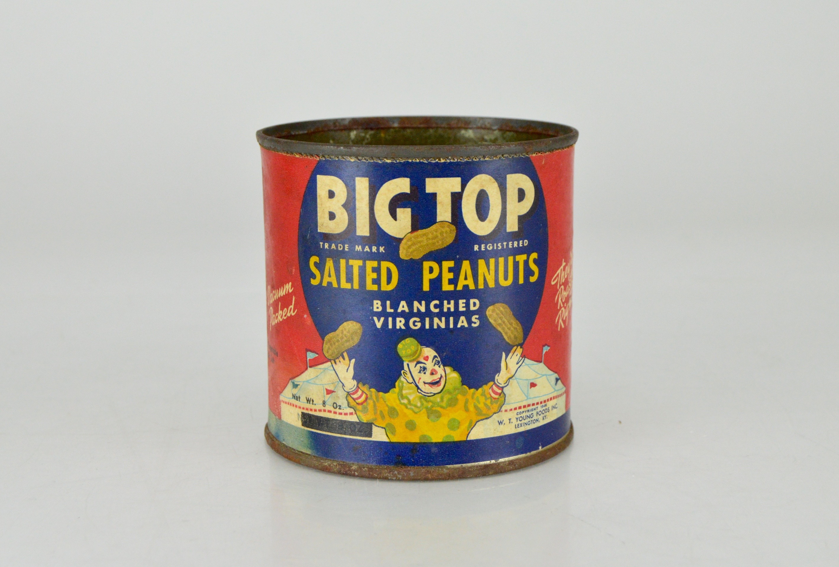 Big Top Salted Peanuts Tin | EBTH