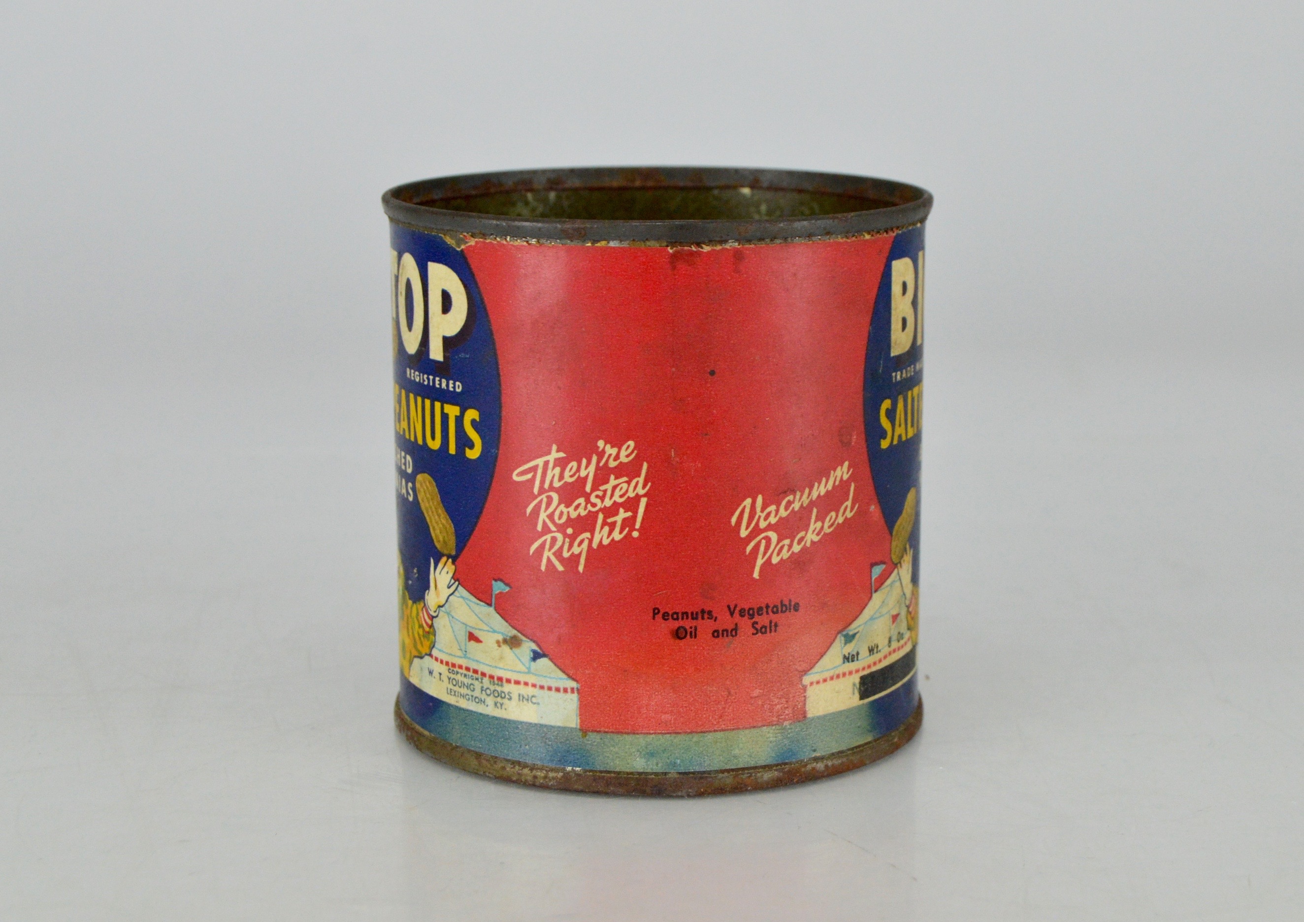 Big Top Salted Peanuts Tin | EBTH