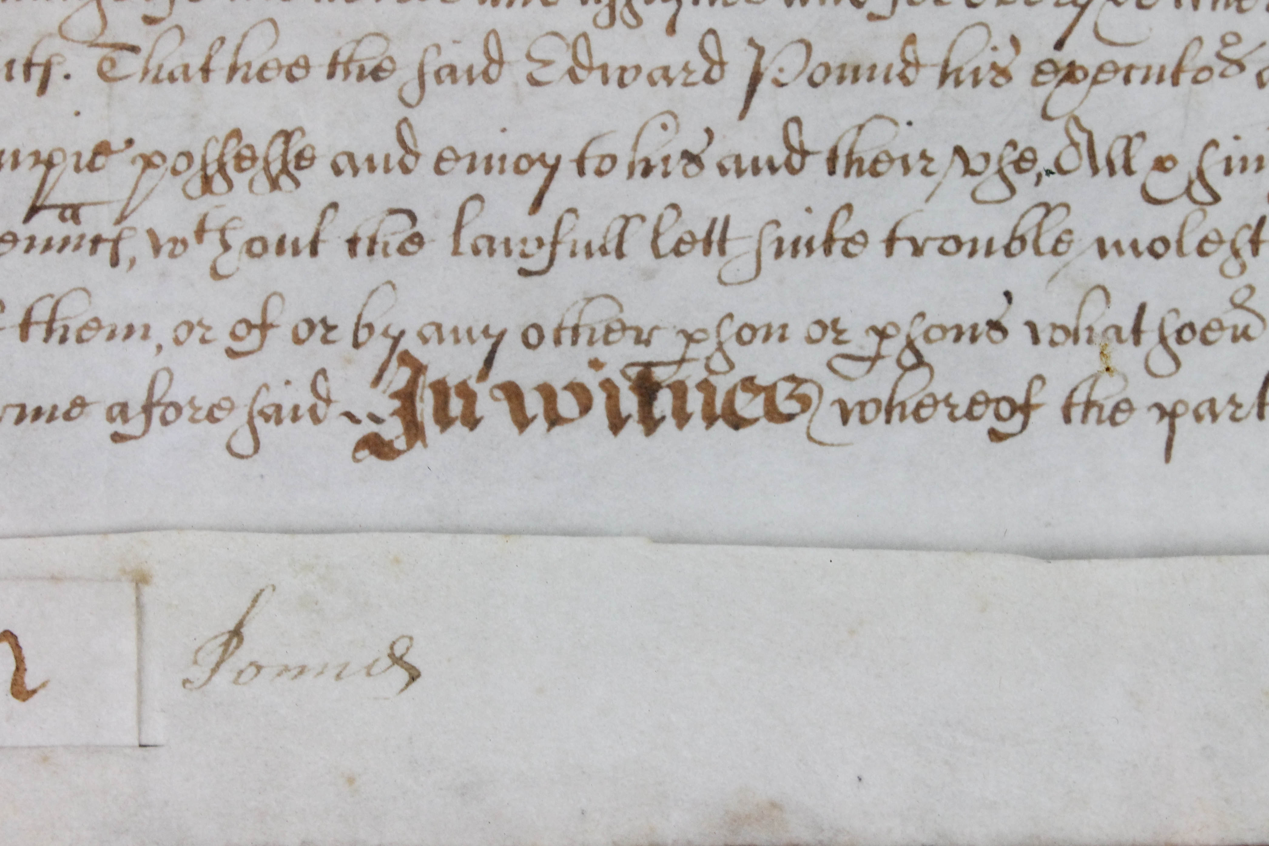 Seventeenth Century Indentured Servant Contract | EBTH