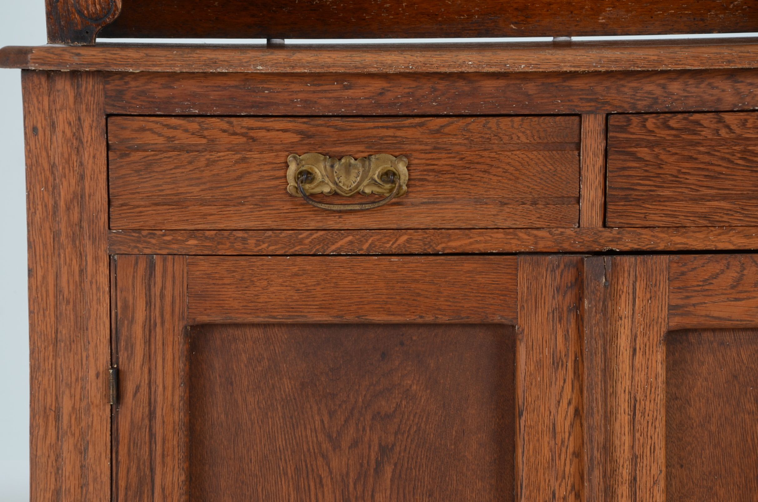 Oak Step Back Cabinet | EBTH