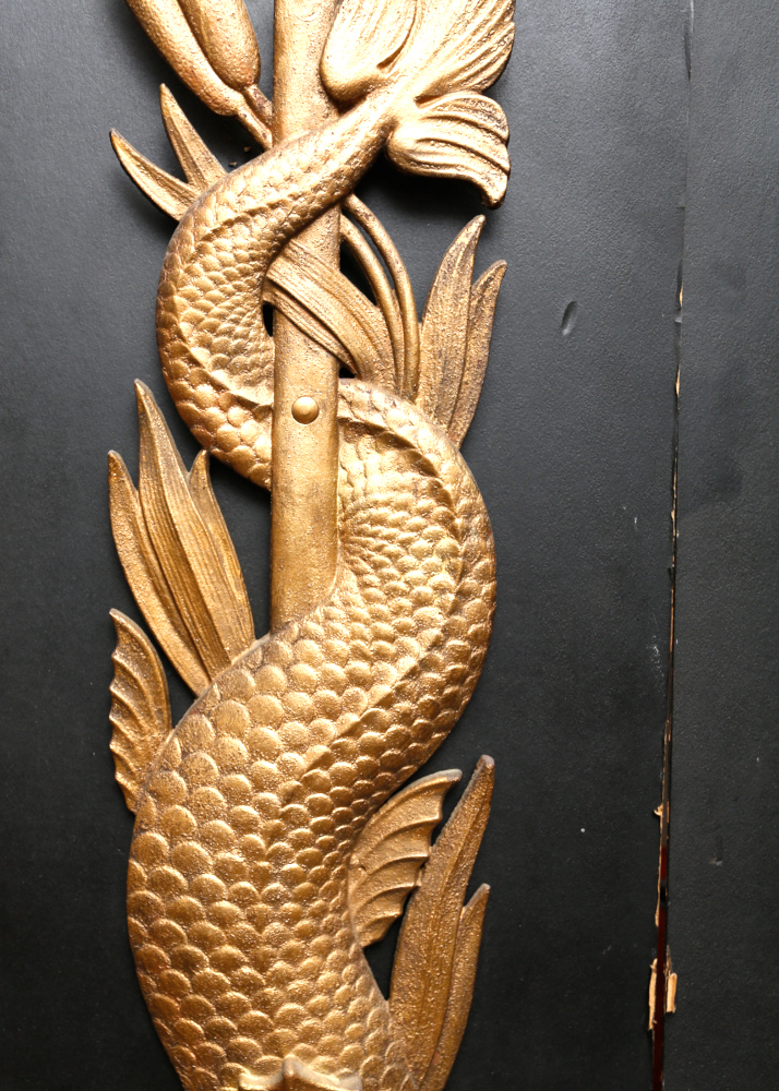 Pair of Large Cast Iron Architectural Details | EBTH
