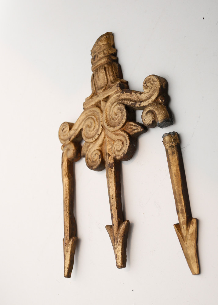 Pair of Large Cast Iron Architectural Details | EBTH
