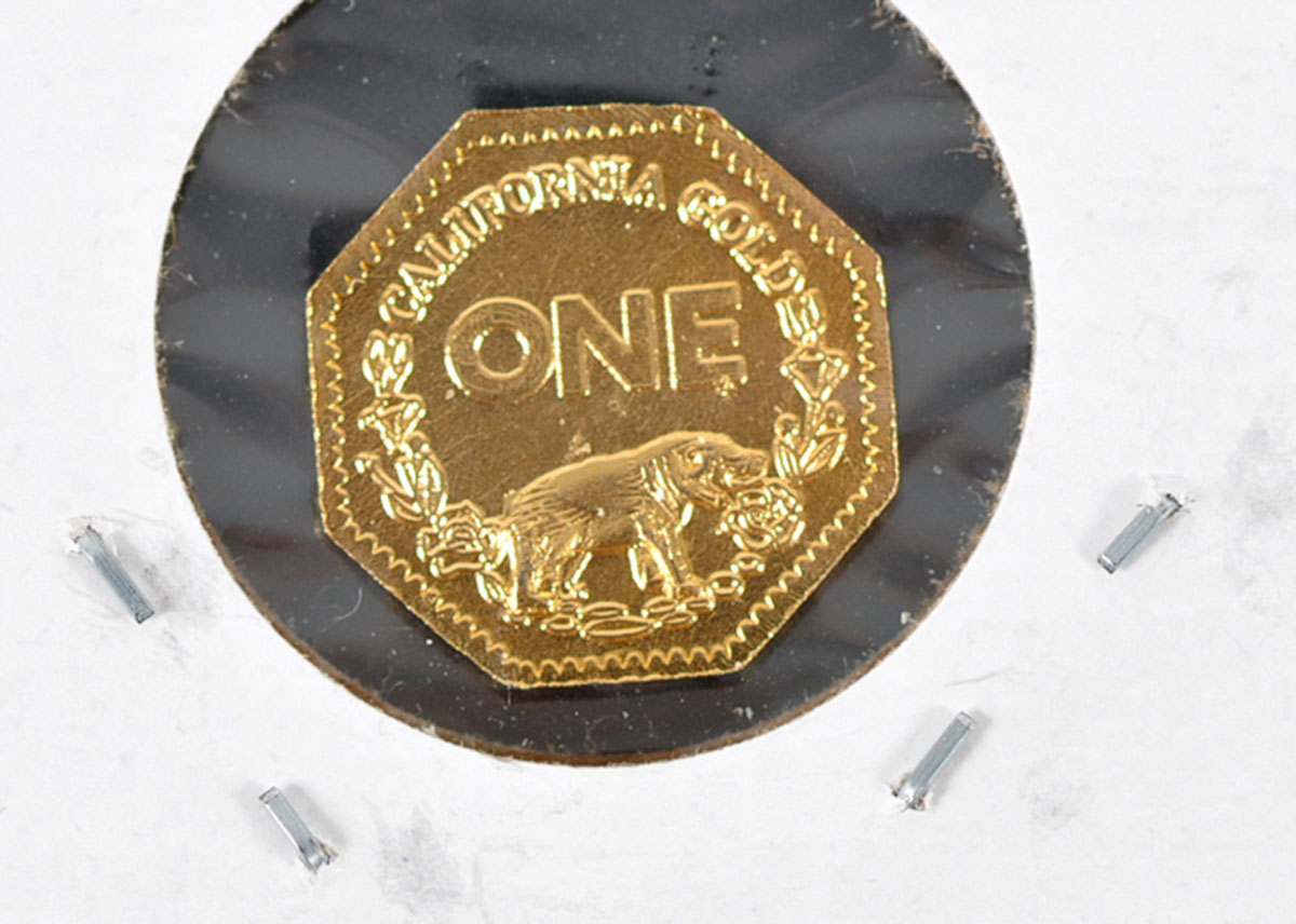 1898 California Gold Octagonal Dollar Coin | EBTH