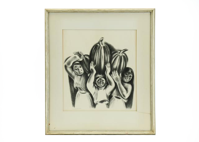 Doris Rosenthal Limited Edition Stone Litho "Los Calabacines" | EBTH