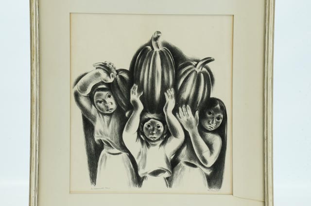 Doris Rosenthal Limited Edition Stone Litho "Los Calabacines" | EBTH