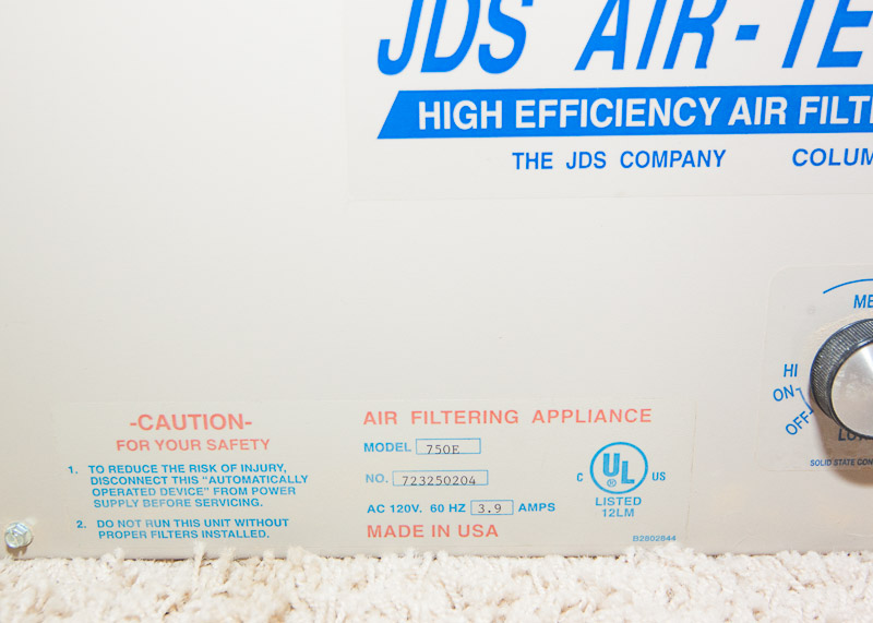 JDS Air-Tech 2000 Air Purifier | EBTH