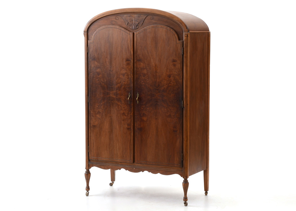 1930s Walnut Veneered Chifforobe | EBTH