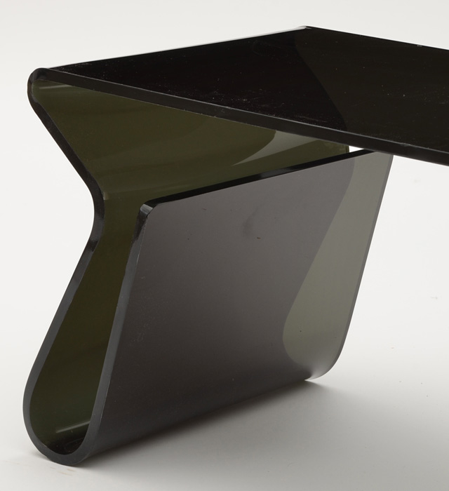 Contemporary Black Acrylic Coffee Table | EBTH
