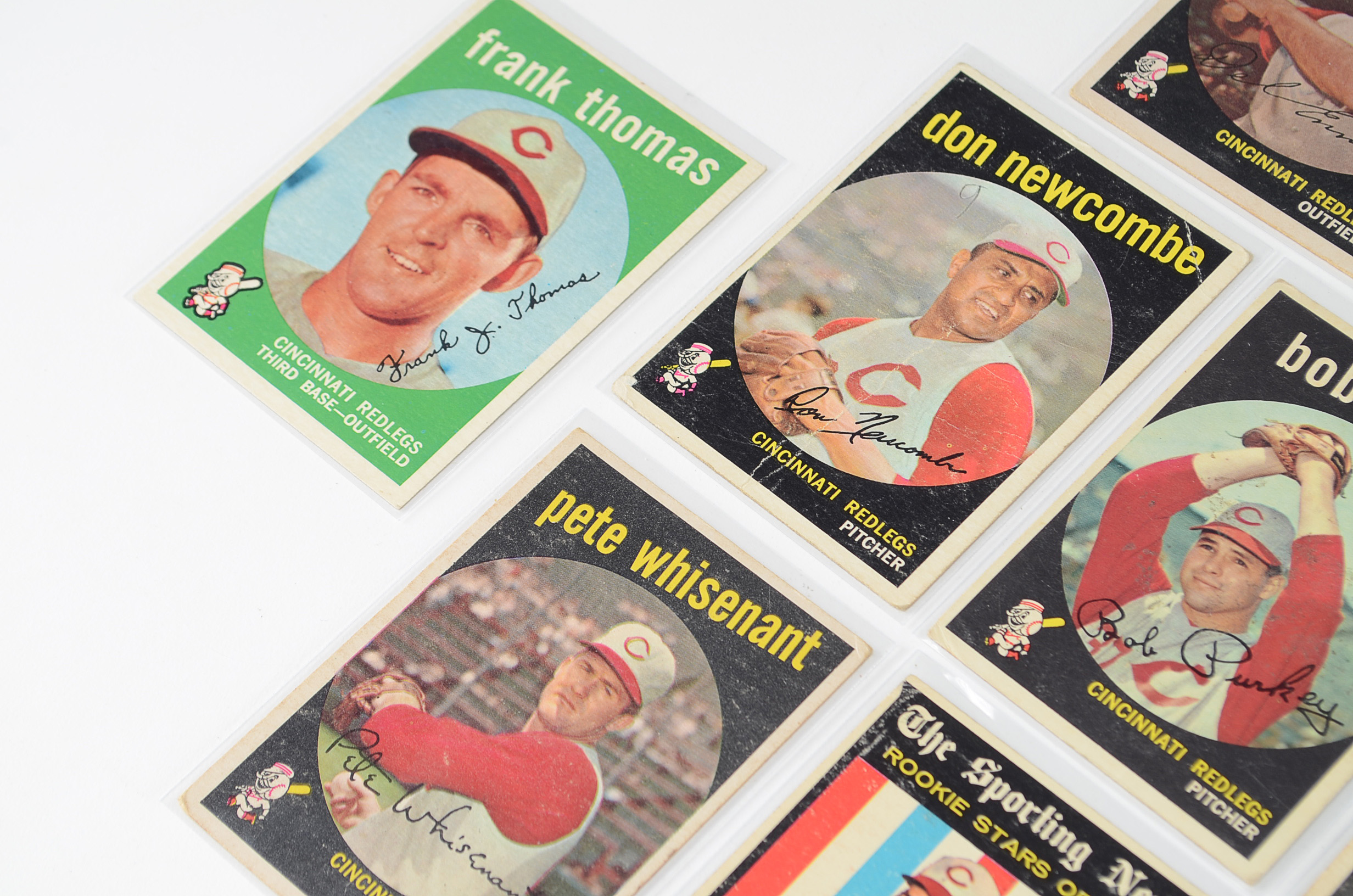 Ted Kluszewski Red Man And 1959 Reds Topps Baseball Cards | EBTH