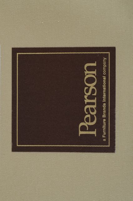 Pearson Upholstered Wide Chair with Down Cushion Pearson Ottoman | EBTH